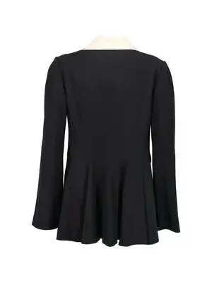Chloé Cropped Tailcoat Contrast-collar Jacket