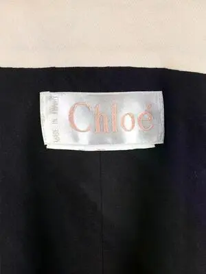 Chloé Cropped Tailcoat Contrast-collar Jacket
