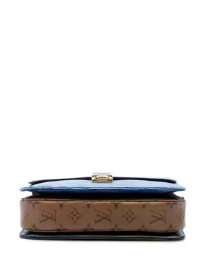 LOUIS VUITTON 2017 Epi Denim And Reverse Monogram Pochette Metis Satchel