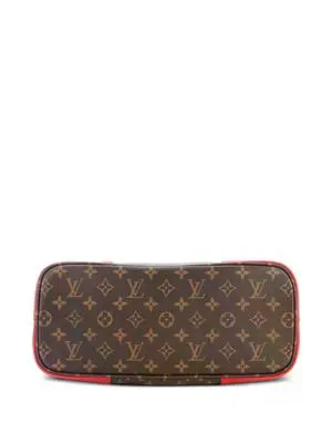 LOUIS VUITTON Monogram Canvas And Leather Tote Bag - Red