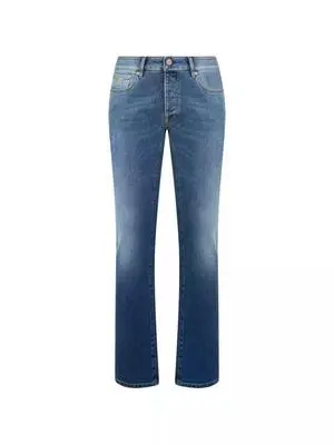 MOORER Five-pocket Jeans - Blue