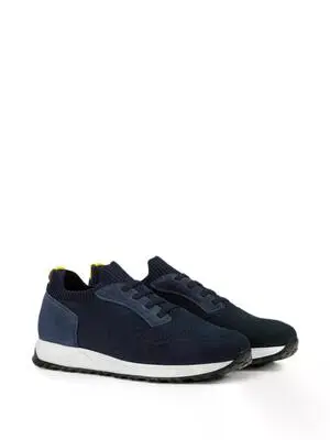 DOUCAL'S Knitted Panelled Sneakers
