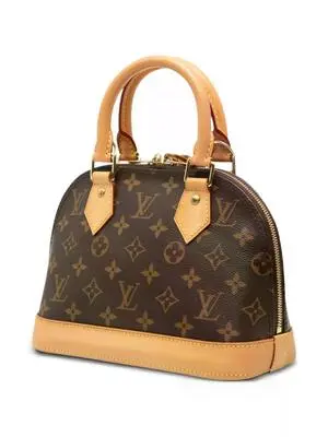 LOUIS VUITTON Monogram Alma Bb Satchel