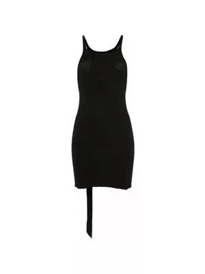 Rick Owens Sleeveless Ribbed-knit Top - Black