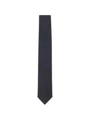 BOSS Pointed Patterned Tie - Blue