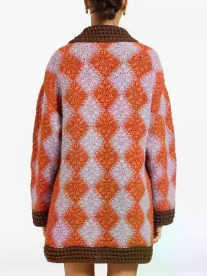 La DoubleJ Crochet Bowling Cardigan