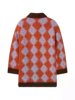 La DoubleJ Crochet Bowling Cardigan