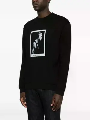 Emporio Armani Graphic-print Sweatshirt