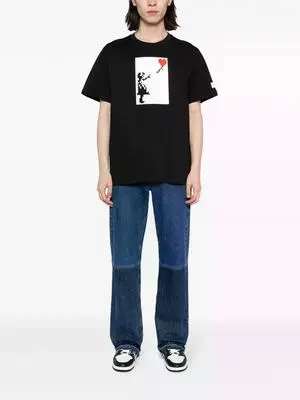 MOSTLY HEARD RARELY SEEN 8-BIT Floating Heart Cotton T-shirt