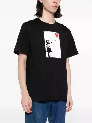 MOSTLY HEARD RARELY SEEN 8-BIT Floating Heart Cotton T-shirt