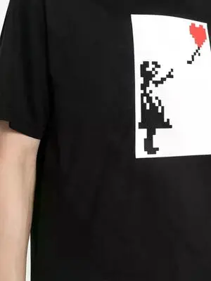 MOSTLY HEARD RARELY SEEN 8-BIT Floating Heart Cotton T-shirt