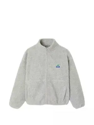 American Vintage Hoktown Faux-shearling Bomber Jacket - Grey