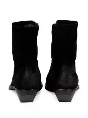 Elena Iachi Pointed-toe Side-zip Ankle Boots