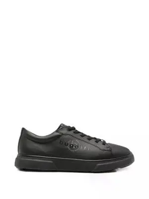 BUGATTI Lace-up Round Toe Sneakers - Black
