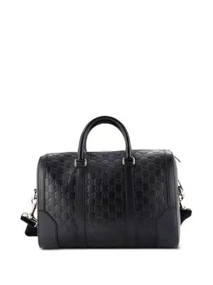 Gucci Embossed Leather Briefcase