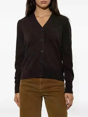 MARANT ETOILE Karina Logo-patch V-neck Cardigan