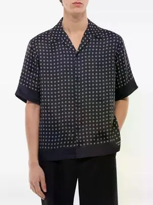 FURSAC Geometric-pattern Short-sleeve Shirt