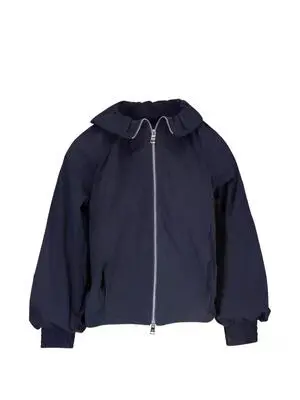 Veronica Beard Circe Gathered-neckline Balloon-sleeve Bubble Jacket