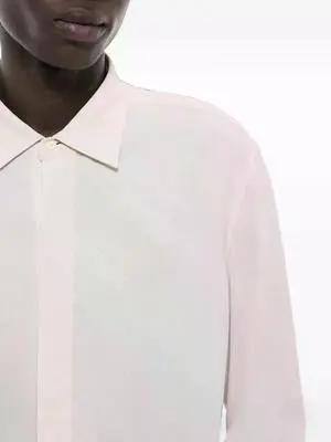 FURSAC Concealed-front Classic-collar Shirt