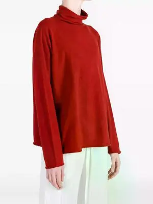 CASEY CASEY Cashmere Roll Neck Long Sleeve Sweater