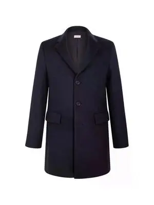 FURSAC Button-fastening Overcoat - Blue