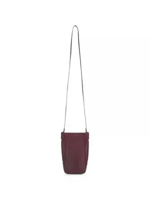 Brunello Cucinelli Leather Crossbody Bag - Red