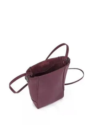 Brunello Cucinelli Leather Crossbody Bag - Red