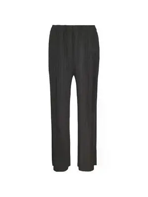 Issey Miyake Pleated Straight-leg Trousers