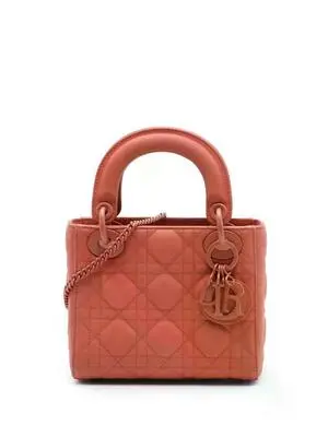 Dior Mini Lady Satchel - Orange