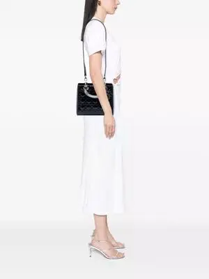 Dior 2012 Medium Patent Cannage Lady Satchel