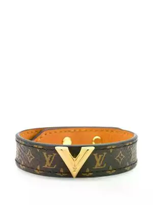 LOUIS VUITTON 2021 Monogram Essential V Bracelet Costume Bracelet - Brown