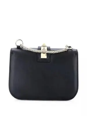 Valentino Garavani Glam Lock Leather Small Shoulder Bag