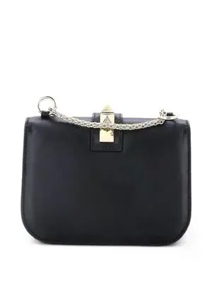 Valentino Garavani Glam Lock Leather Small Shoulder Bag