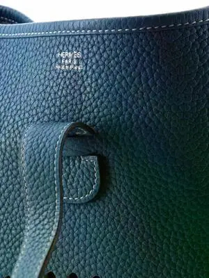 Hermès Evelyne Bag Gen Iii Clemence Gm - Blue