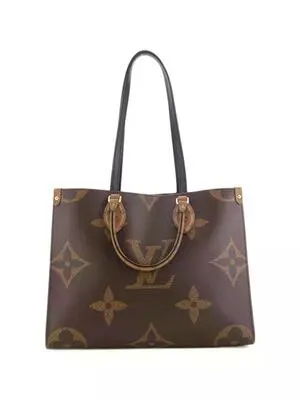 LOUIS VUITTON Onthego Reverse Monogram Giant Mm Tote Bag - Brown