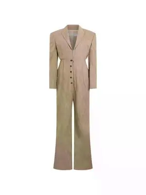 Philosophy Di Lorenzo Serafini Button-fastening Jumpsuit - Neutrals