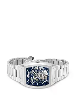 KENNETH COLE Skeleton-dial Tonneau-face 40mm Watch