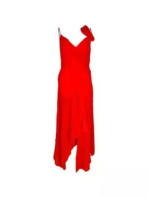 Diane Von Furstenberg Wrap-accent Asymmetric Dress