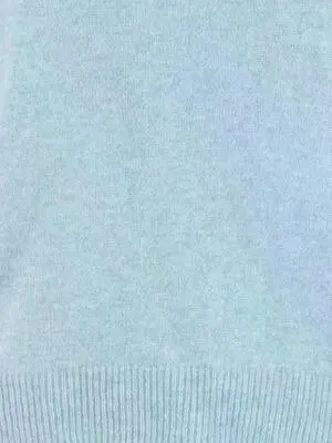 ALLUDE Ribbed-trim Cashmere Sweater