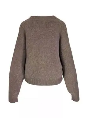 Le Kasha Button-up Rib-knit Cardigan