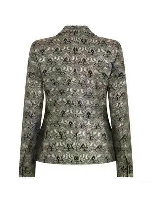 Alberta Ferretti Single-breasted Printed Blazer