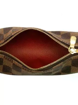 LOUIS VUITTON Damier Ebene Papillon Pochette Handbag