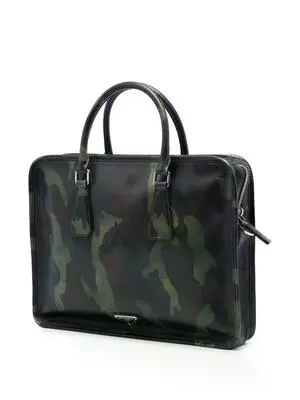 Prada Saffiano Camouflage Briefcase