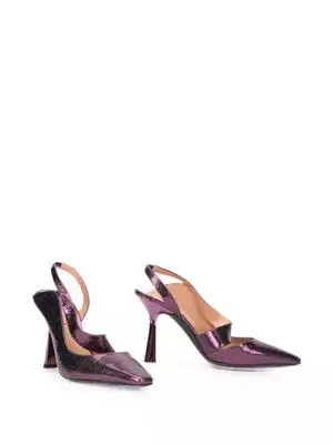 Alberta Ferretti Pointed-toe Slingback Pumps