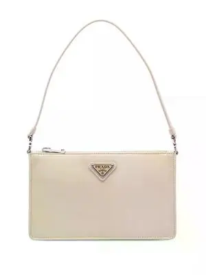 Prada Spazzolato Leather Shoulder Bag