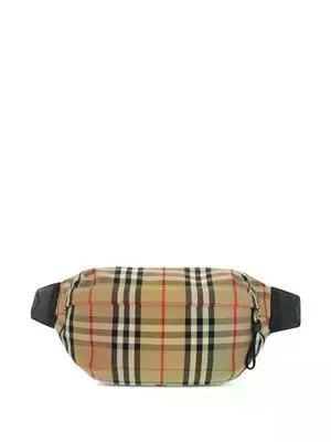 Burberry 2018-2023 House Check Canvas Sonny Belt Bag - Neutrals