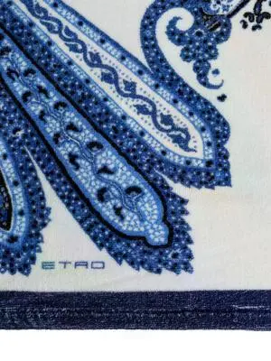 Etro Paisley-print Beach Towel - White