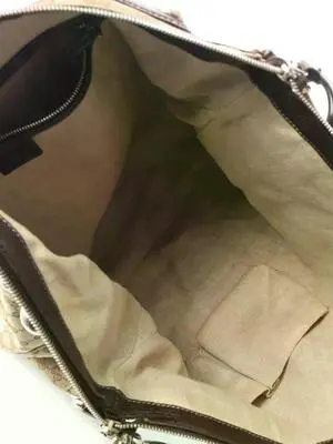 Gucci Gg Canvas Icon Bit Satchel