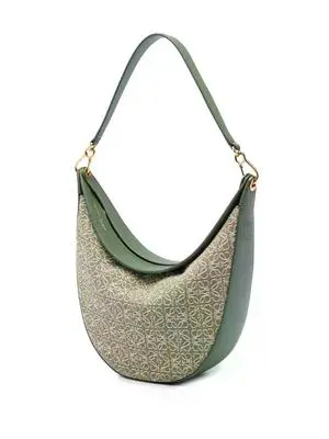 Loewe 2022 Anagram Canvas Luna Hobo Bag