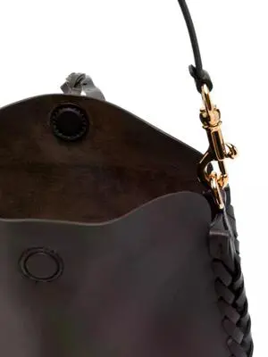 Etro Braided Leather Shoulder Bag